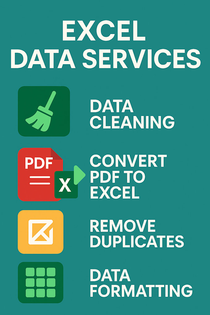 Clean and format excel data using ai by Girish_excel | Fiverr