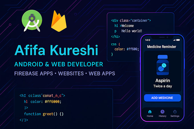 Develop full stack web or android app by Afi_kureshi1 | Fiverr