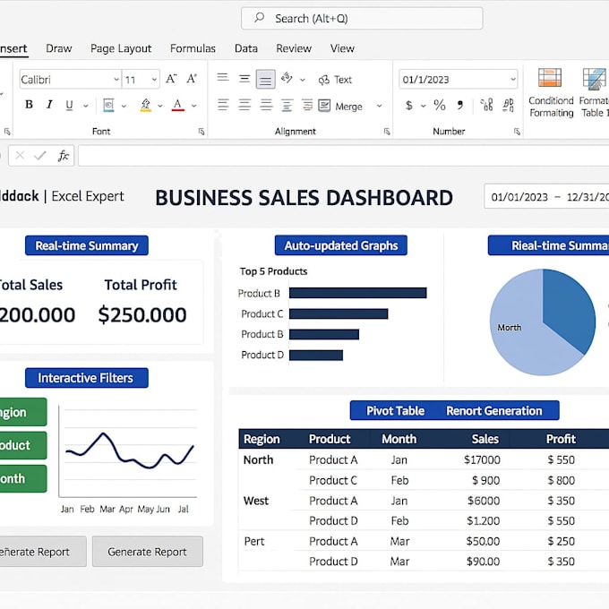 Freelance data analyst excel dashboard specialist by Mdsiddickansari | Fiverr