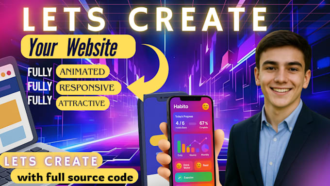 Design a premium animated website with pro ui by Sudais9090 | Fiverr