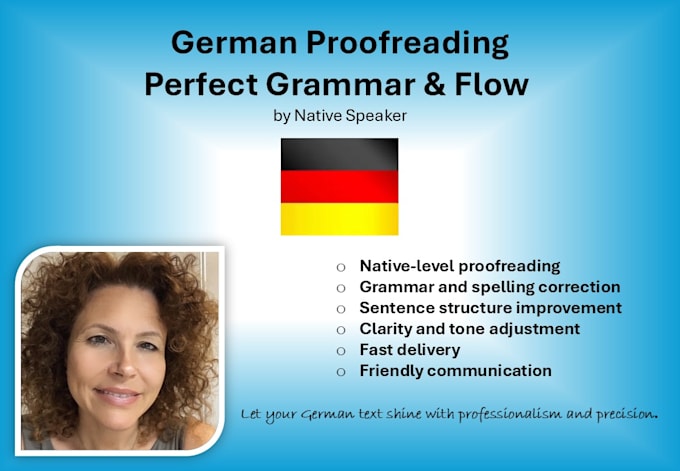 Proofread your german text with perfect grammar and style by Nat1978 ...