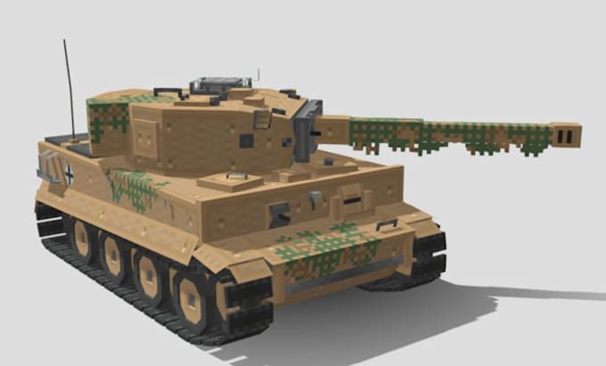 Do 3d blockbench model, 3d minecraft, block model, low poly model 3d ...