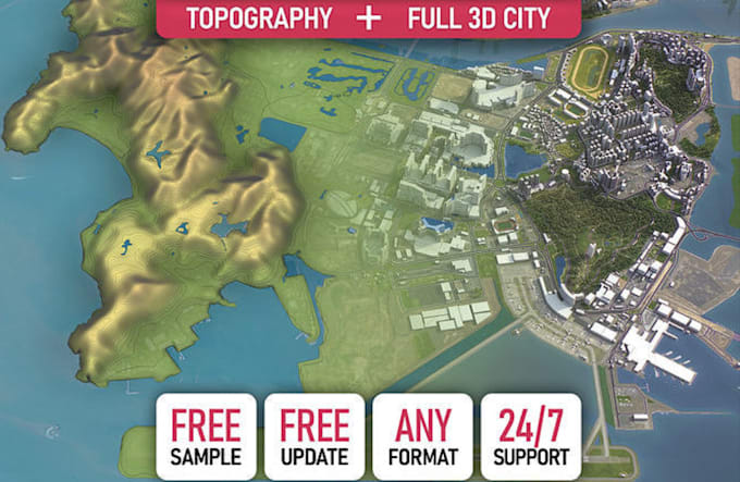 Dem mapping,lot parcel mapping, elevation contours,terrain modeling ...