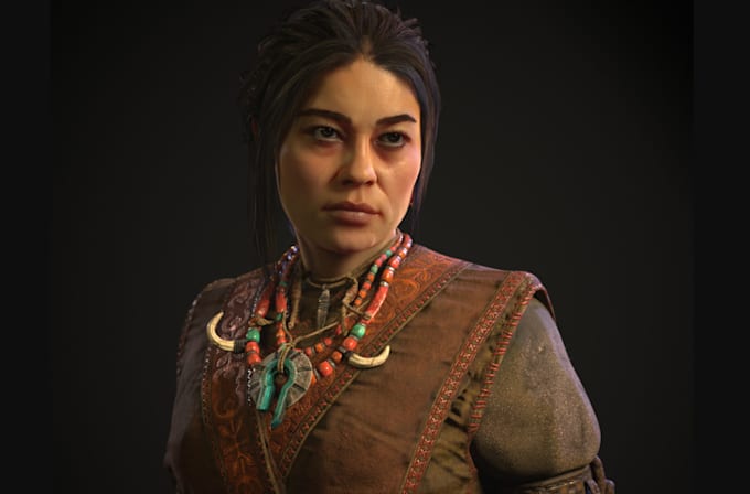 Port2d to3d character,metahuman,unreal engine5,polycount,texture,unity,sculpt 3d by Dakunpawoh ...