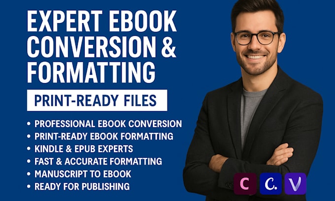 Provide expert ebook conversion and print ready formatting by Olowo123 | Fiverr
