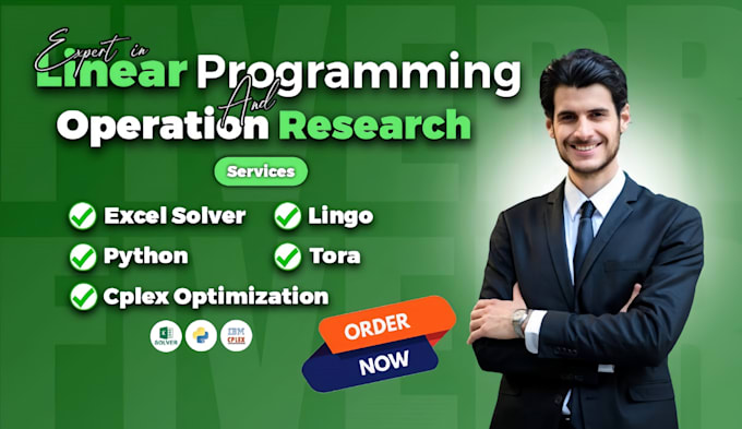 Do operations research, linear programming using python, excel solver, lingo by Muhammad_0708 ...