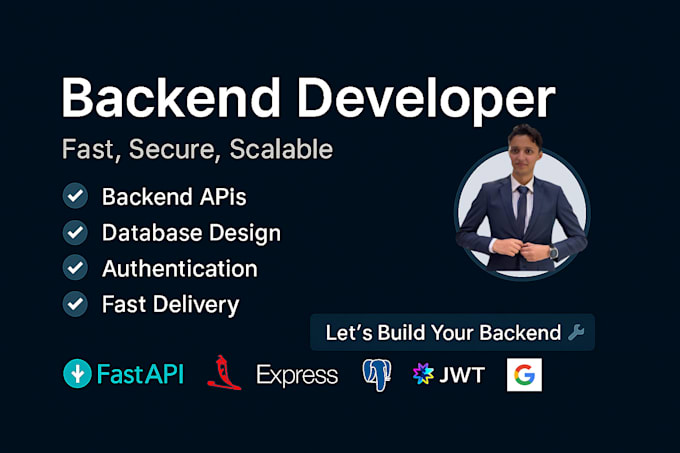 Build secure restful api with flask fastapi or express using jwt or google oauth by ...