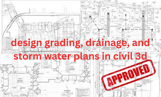 Design grading, drainage, and storm water plans in civil 3d by Vivian ...