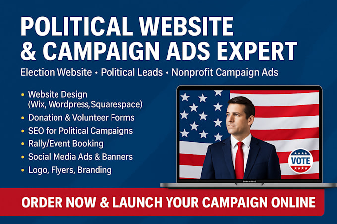 Design political campaign website or election website by Rowan_w01 | Fiverr