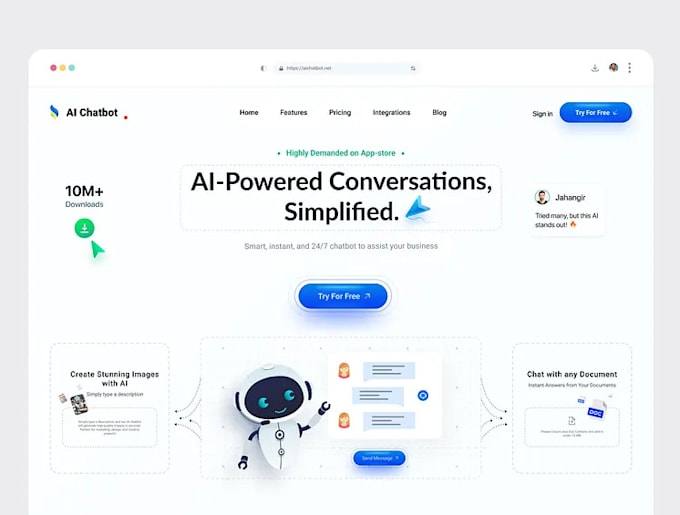 Do Ai Chatbot Development Openai Chatgpt Llm Ai Website Ai Saas App Ai Software By Robinchain