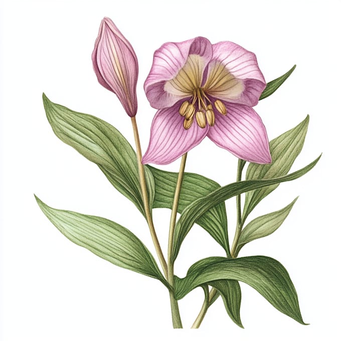Create a realistic botanical drawing by Sloansexton | Fiverr