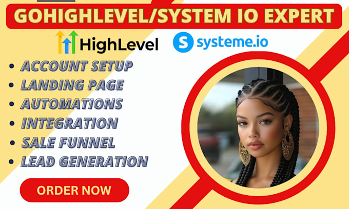 Build landing page on system io gohighlevel sales funnel system io ...