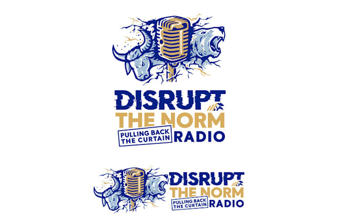 Design unique radio broadcast logo by Lurline_conn | Fiverr