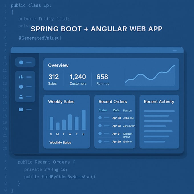Develop your fullstack web app using spring boot and angular by Tobias_kahl_it | Fiverr