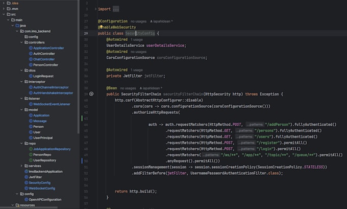 Develop spring boot application backend by Iancu_apahidean | Fiverr