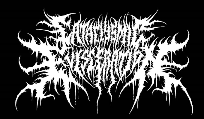 Death metal,deathcore,metalcore logo initial emblem symbol by Ethel ...