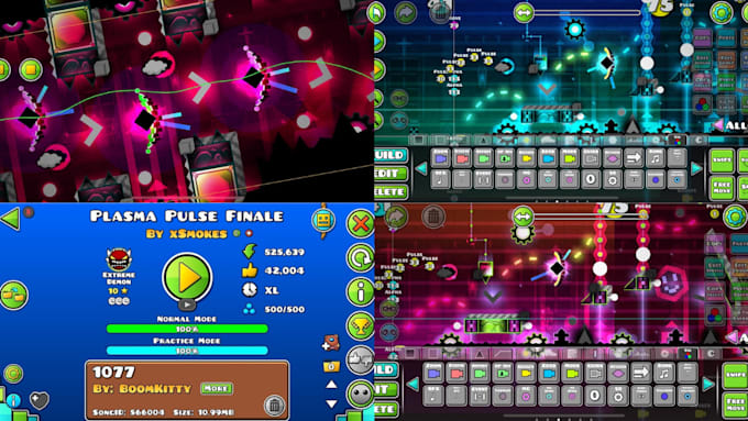 Design thumbnail for geometry dash texture pack collab deco layout solo ...