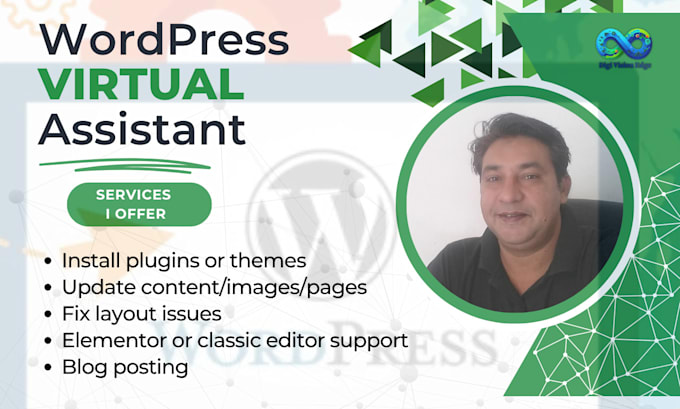 Your wordpress va for site edits and management by Digivisionedge | Fiverr