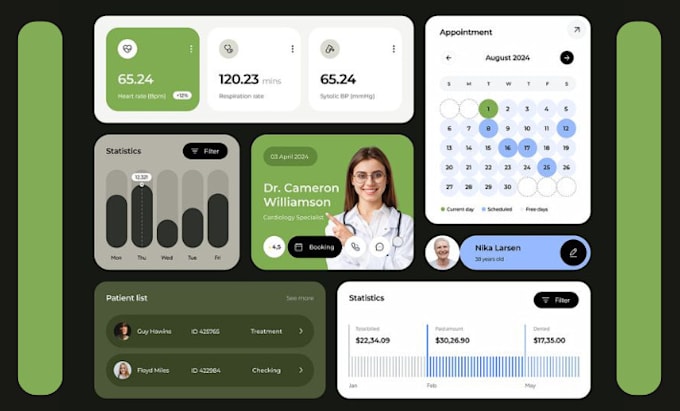 Do mobile app ui ux, web app ui ux design, dashboard ui design in figma by Timurosadchiy | Fiverr