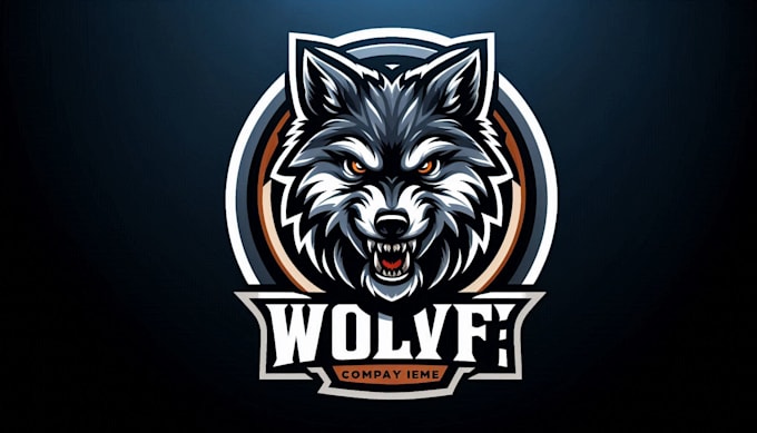 Design a fierce and custom wolves mascot logo for esports teams or ...