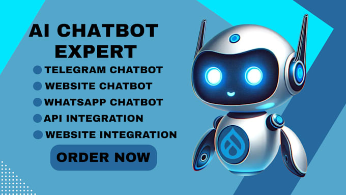 Develop whatsapp ai chatbot, integrate ai chatbot with website, telegram chatbot by Eleanornala ...