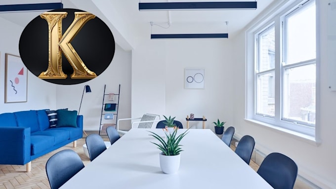 Design a custom zoom and google meet virtual background with your logo ...