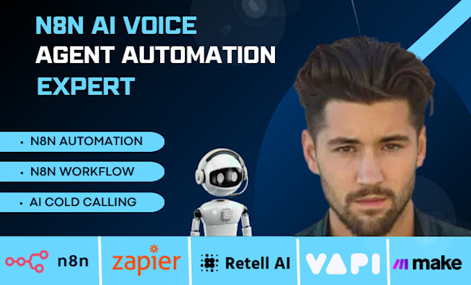 N8n automation n8n workflow n8n ai agent vapi ai retell ai voice agent autogen