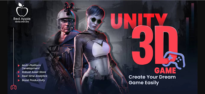Unity 2d 3d game developer for mobile pc ar vr multiplayer game development by Rhouyce | Fiverr