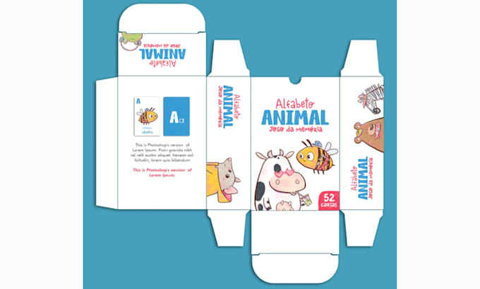 Design card packaging box mockup playing cards flash cards rulebook box ...