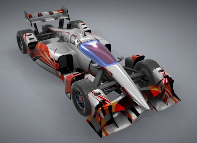 Bolid f1 racing car,car wheel,3d body kit,hard surface render,chase animate,rig by Baiesth | Fiverr