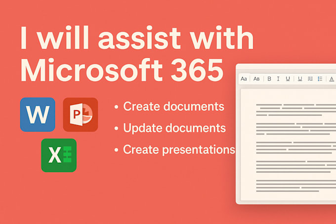 Create documents,presentations and sheets with microsoft 365 by ...