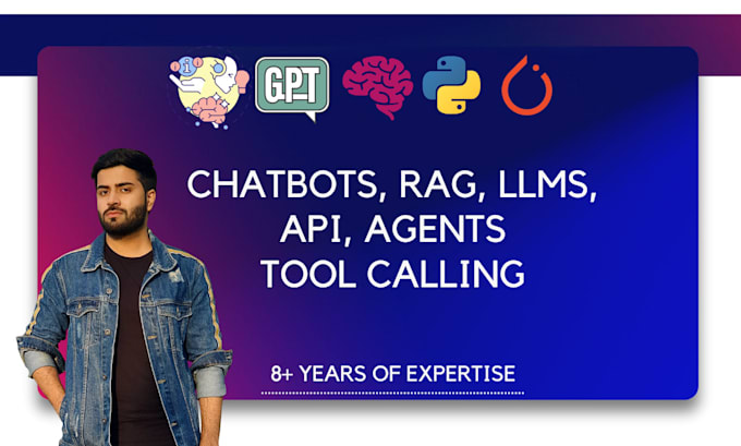 Build custom ai chatbots with gpt agents, rag, and fine tuned models by Osman_muhammad | Fiverr