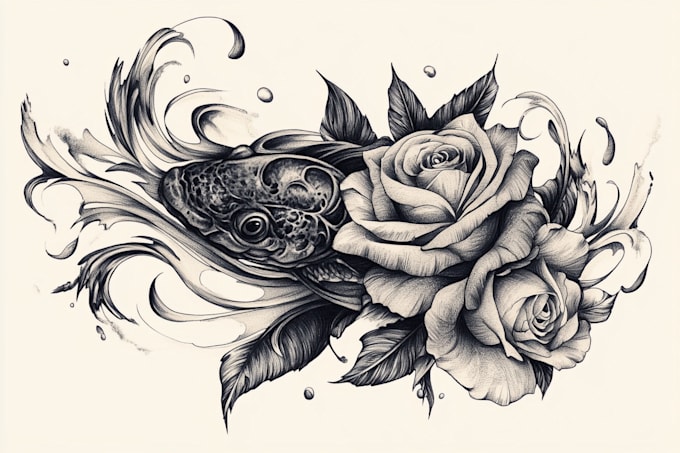 Create custom tattoo design by Merindata | Fiverr