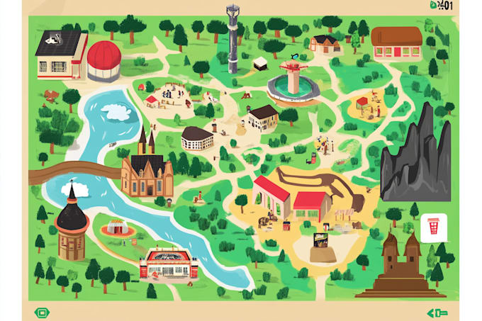 Create vector map, city map, site map, event map in illustrator by ...
