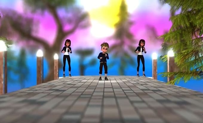 Create a 3d music music video 3d character animation 3d animated music ...