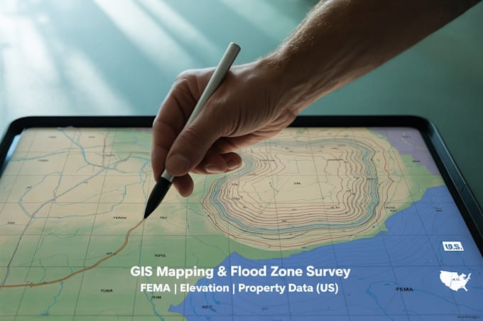 Create gis based land mapping survey data flood zone survey by Thomas ...