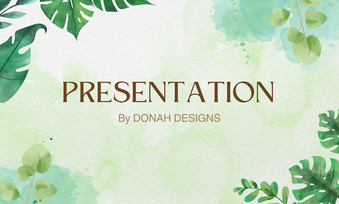 Donah presentation design donah pitch deck design by Donah_designs | Fiverr