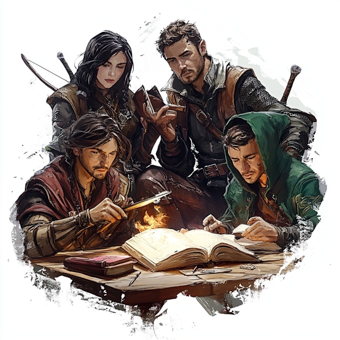 Make a dnd character design and fantasy character art by Shipwur | Fiverr