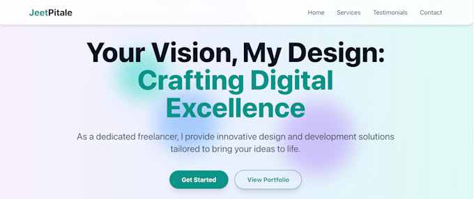 Build a premium landing page with animations using react and tailwind css by Jeet_pitale | Fiverr