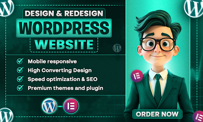 Build,create,redesign,wordpress website development or wordpress website design by Mursaleen1214 ...