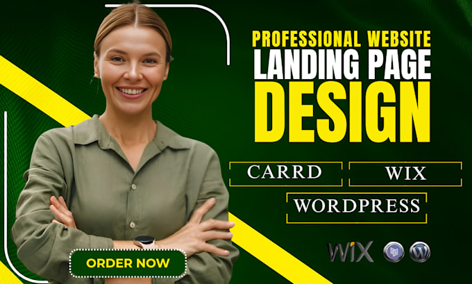Design carrd website landing page wix redesign carrd website design ...