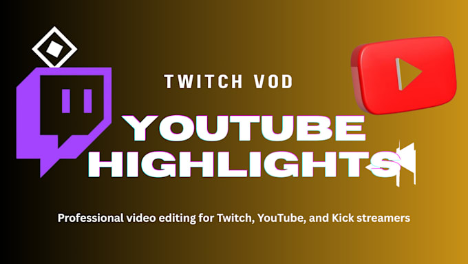 Edit twitch streams into youtube highlights by Matt_hardy10 | Fiverr