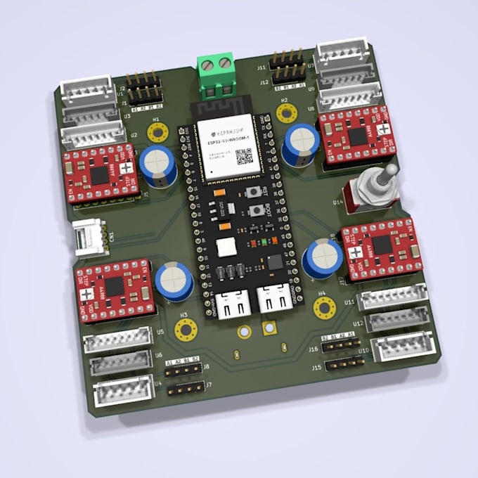 Do pcb design, layout, schematic design reverse engineering cm4 cm5 esp32 stm32 by David_blitz ...