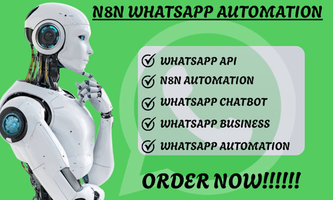 Automatización de whatsapp chatbot de whatsapp ai automatización n8n ...