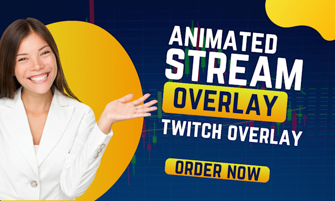 Design animated stream overlay, kick, twitch overlay, twitch logo ...