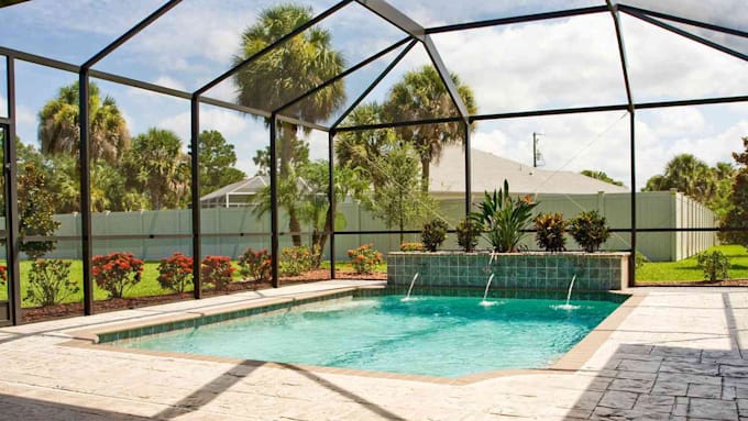 Structural plans for pool, sunroom, screen room, deck, patio, pool enclosures by Engr__michael ...