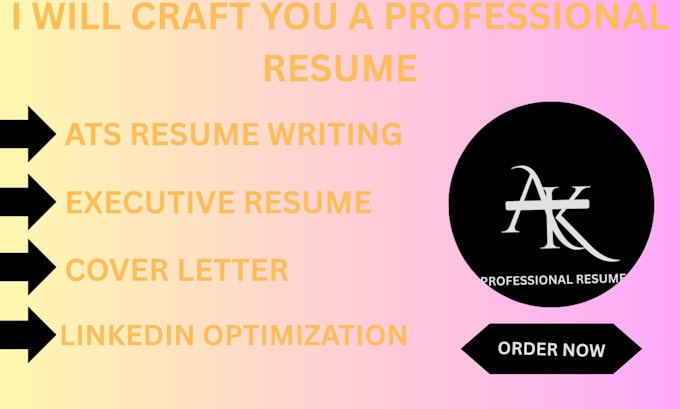 Craft you a professional resume by Alice_kelly2 | Fiverr