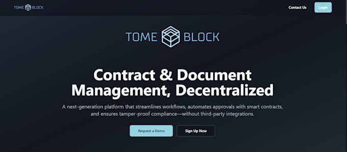 Create decentralized contract management system for you by Michal ...