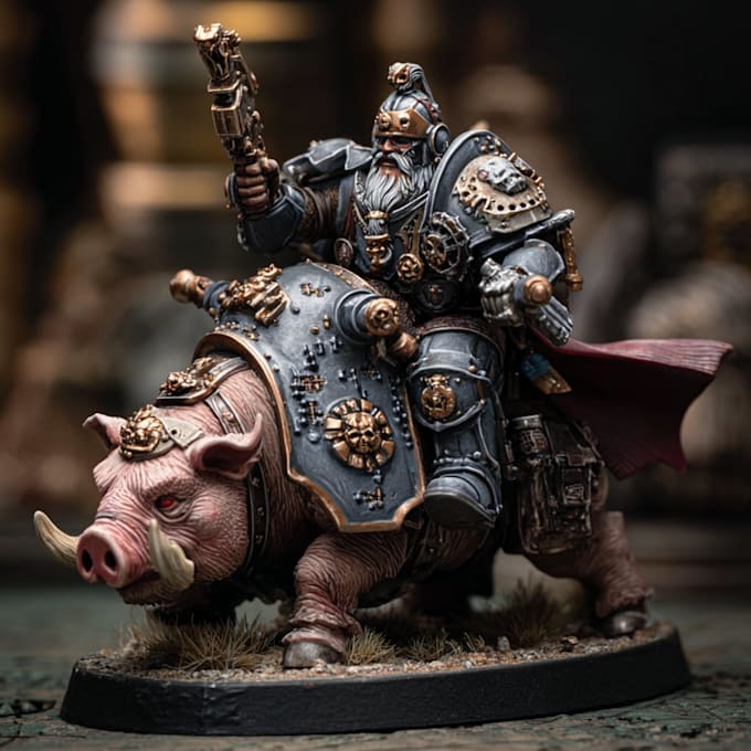 Draw a warhammer 40k person and animal by Soocsanzee | Fiverr