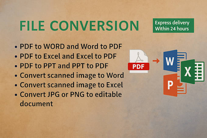 Convert pdf to word, powerpoint, excel and vice versa by Memoonamehwish ...